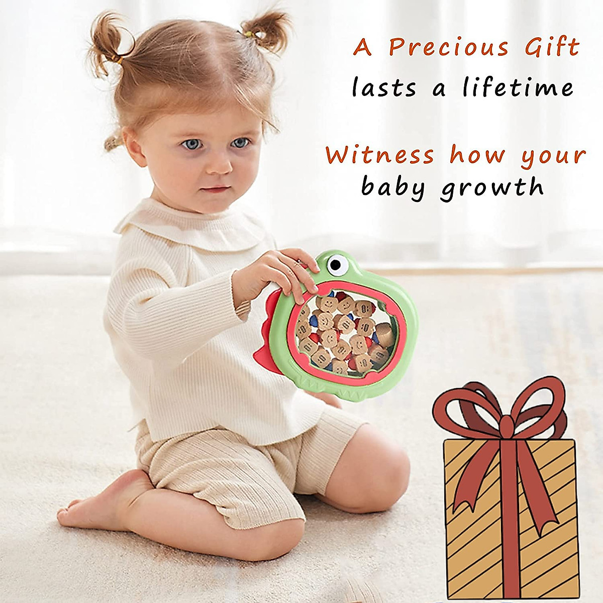 Tiyoha Baby Tooth Box Storage for Childhood Memory Cute Kids Teeth Keepsake Organizer for Baby Meaningful Gifts Choice Children Tooth Fairy Box with Tweezer Lanugo Bottle Write-On Stickers Clear Blue