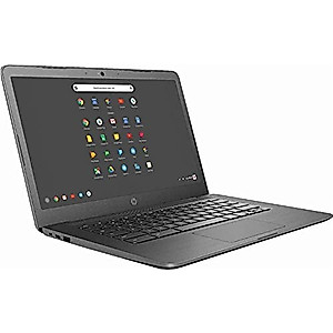 Newest HP 14-inch Chromebook HD Touchscreen Laptop PC (Intel Celeron N3350 up to 2.4GHz, 4GB RAM, 32GB Flash Memory, WiFi, HD Camera, Bluetooth, Up to 10 hrs Battery Life, Chrome OS , Black ) (Renewed