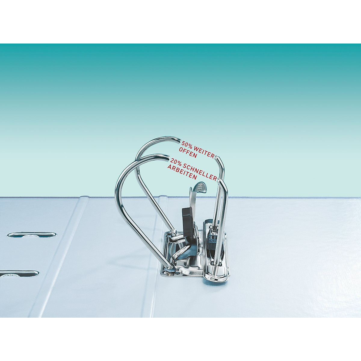 Leitz 180° A4 Board Lever Arch File 80mm Red - Pack of 3