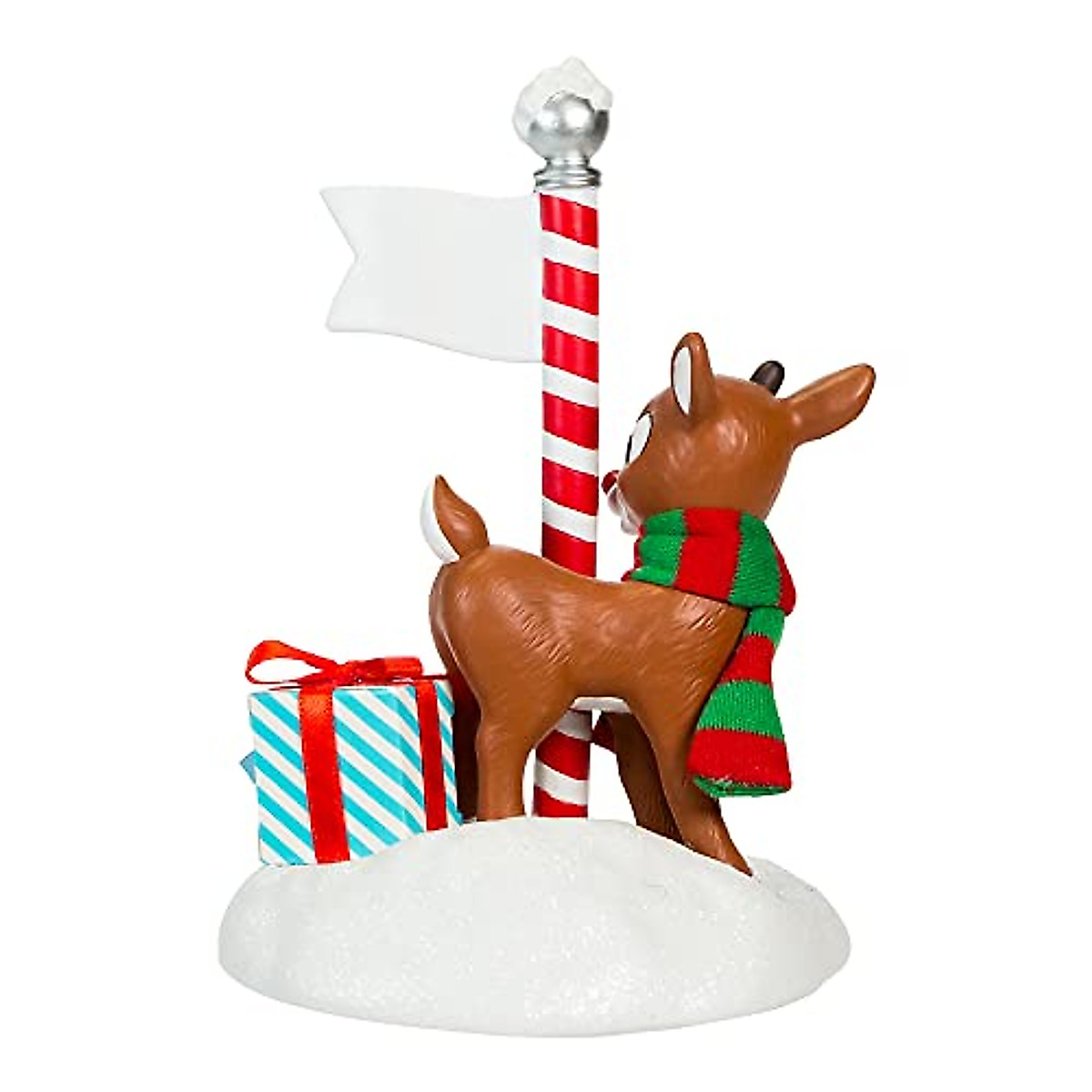 Kurt S. Adler Fabriché Rudolph North Pole Table Piece, 6.5, Multi-Colored