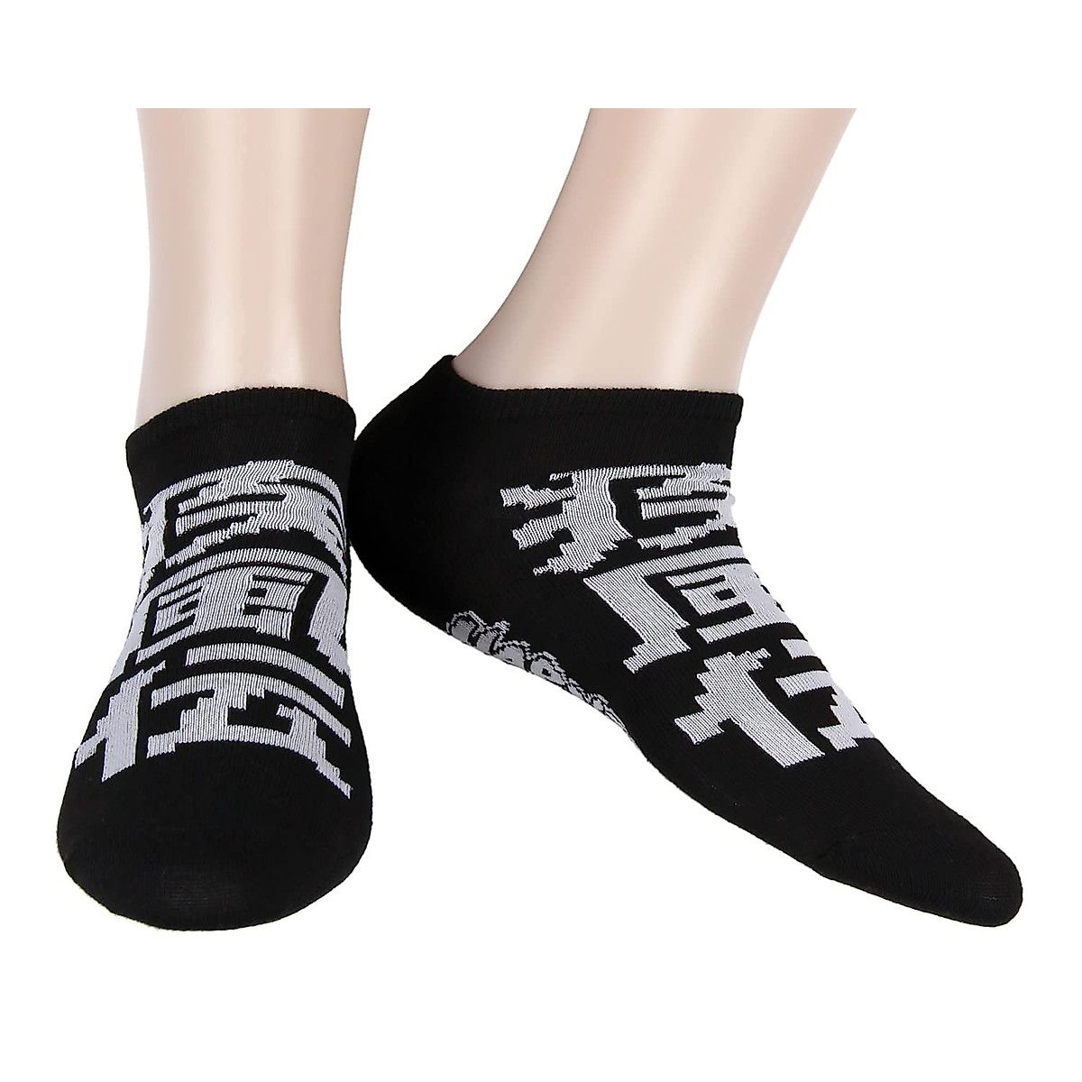 Bioworld Naruto Ninja Anime Adventures 5 Pair Mix and Match No Show Ankle Socks