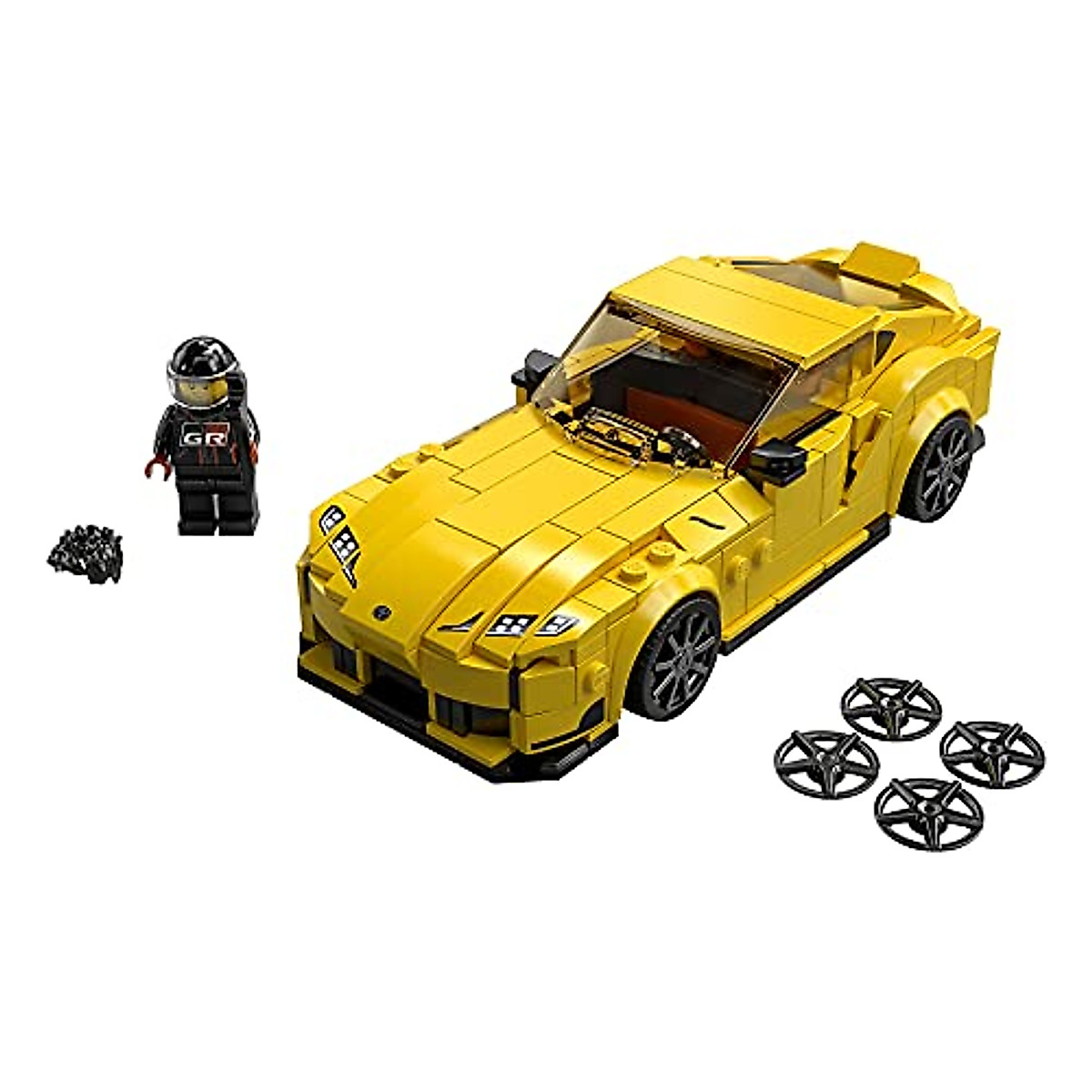 LEGO Speed Champions Toyota GR Supra 76901 Collectible Sports Car Toy Building Set with Racing Driver Minifigure