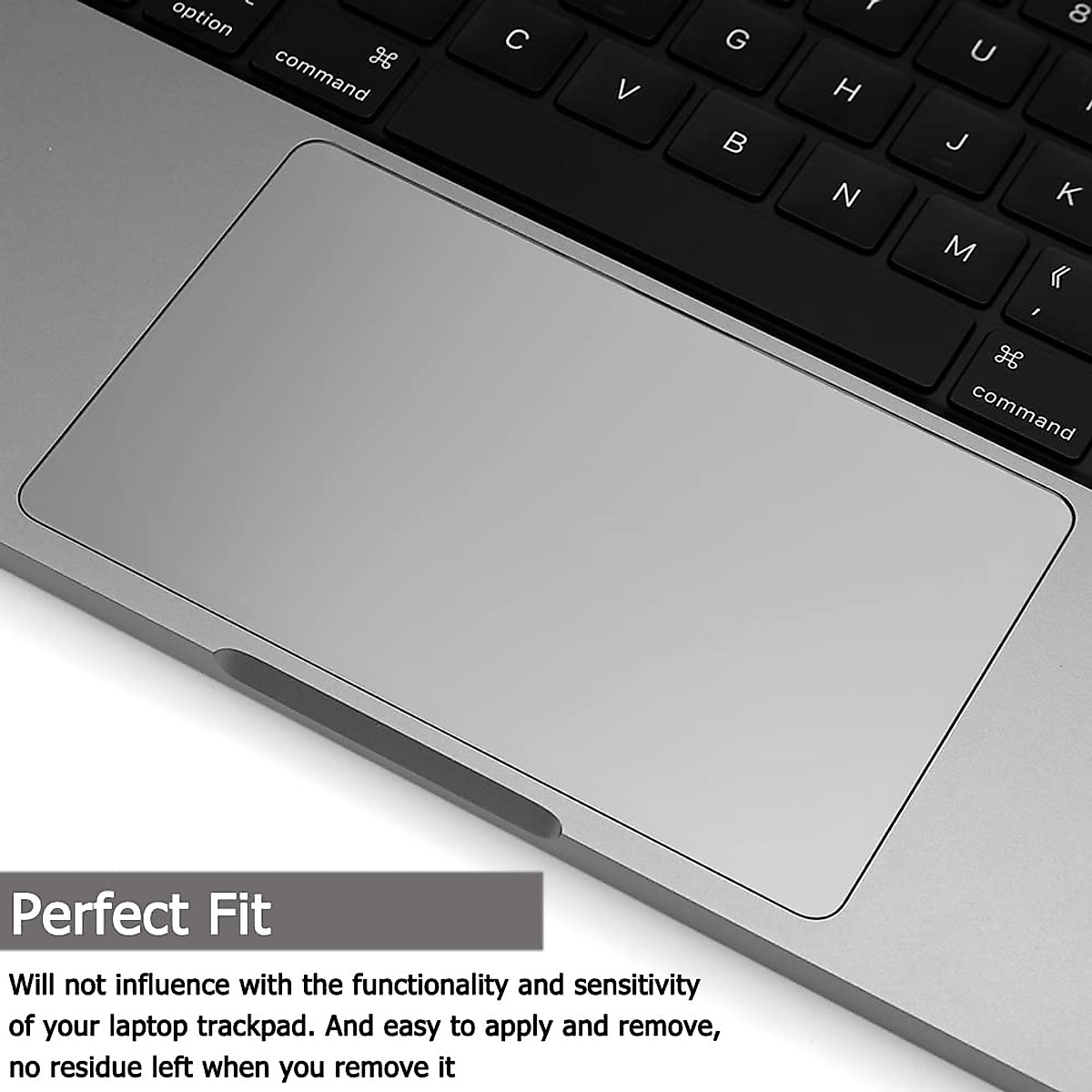 2Pcs Trackpad Protector Touch Pad Cover Skin for 2022 MacBook Air 13” M2 Chip Model A2681 Waterproof Anti Scratch Laptop Accessories (Clear)