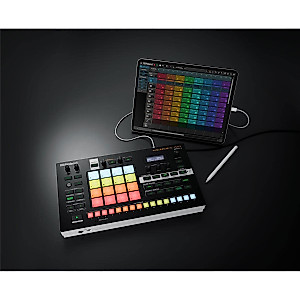 Roland VERSELAB MV-1 ZEN-Core Professional Song Production Studio for Songwriters and Singers. 4x4 pads and TR-REC Step Sequencer for drums, basslines, and melodic parts.