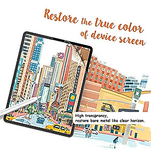 bersem 2-Pack Paperfeel Screen Protector Compatible with iPad Pro 12.9 Inch (2022 & 2021 & 2020 & 2018), iPad Pro 12.9 6th / 5th / 4th / 3rd Generation Matte PET Film for Drawing, Anti-Glare