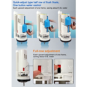 Toilet Flush Valves 2-Inch Replacement Valve Kit Assembly for One Piece Dual Flush Drain Valve Repair Compatible with TOTO THU338N