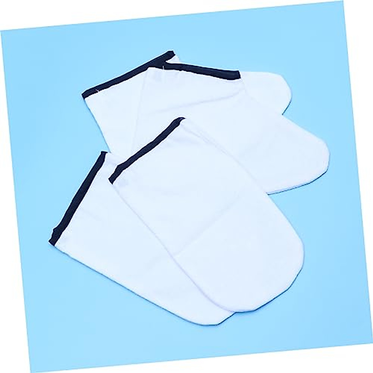 Beaupretty 2 Pairs Thermal Gloves Heat Tanning Mitt Paraffin Wax Mitts Wax Gloves Hand Treatment Cover Foot Spa Cover Bath Treatment Gloves Care Insulation Cotton Wax Bath Hand Mitts