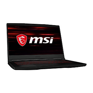 MSI GF63 Thin 10SCXR-22 Series Gaming Laptop, 15.6" 60Hz Refresh Rate IPS, Intel Core i5-10300H (2.50 GHz), NVIDIA GeForce GTX 1650, 8 GB DDR4, 256 GB PCIe SSD, Windows 10 Home - Black (Renewed)