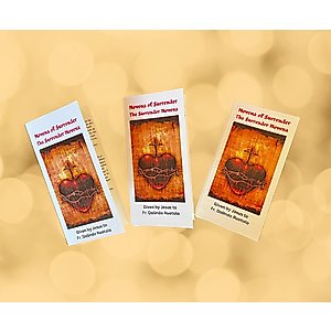 3Pack Novena of Surrender to the Will of God Trifold Holy Card
