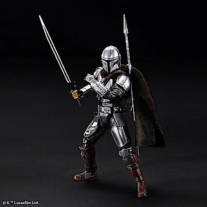 Bandai Hobby - The Mandalorian - The Mandalorian Beskar Armor (Silver Coating Ver.), Bandai Spirits Star Wars 1/12 Model Kit