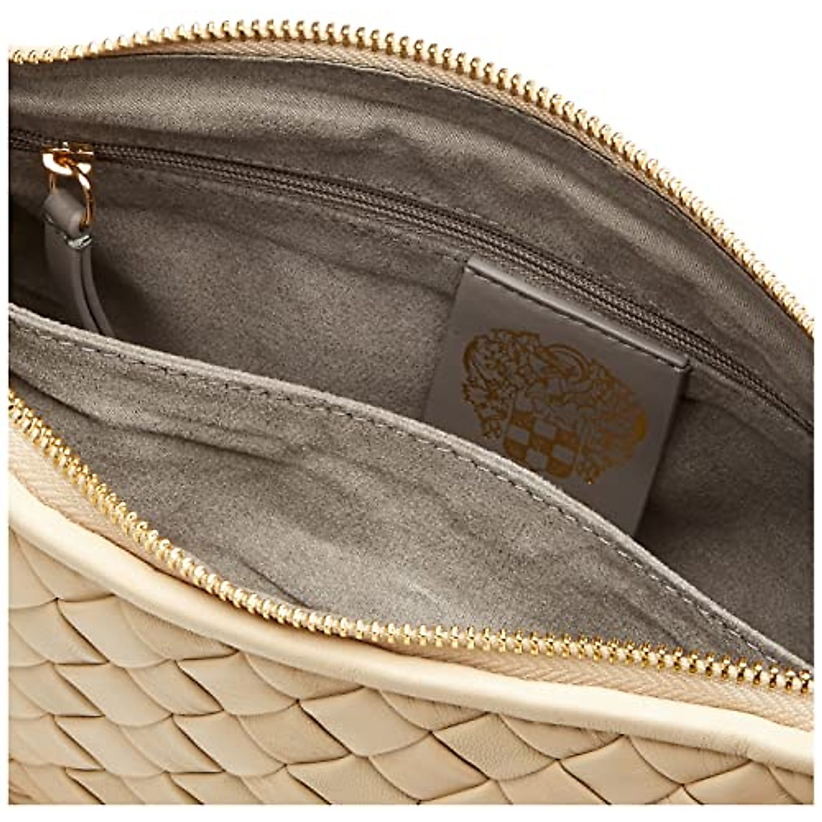 Vince Camuto womens Adyna Large Crossbody, Bone, One Size US