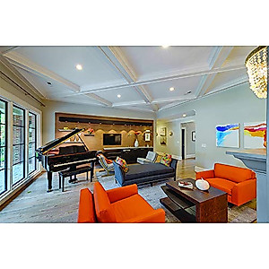 HALO LT 5/6 inch Selectable 3CCT (3000-5000K) Integrated LED, White Recessed Light, Dimmable Retrofit Trim