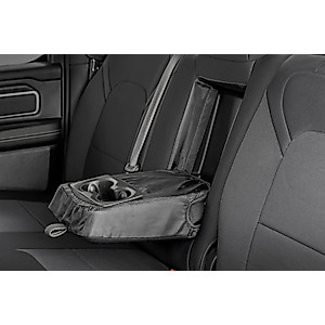 Rough Country Neoprene Seat Covers for Dodge Ram 1500 (2019-2024) - UV & Water Resistant Ram Seat Covers, Foam Padded Seat Covers for Trucks Full Set - Front & Rear Seat Covers