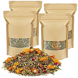 Chicken Nesting Herbs - 14 Oz Natural Nesting Box Herbs in 6 Dried Flower & Herbs for Keeping Coop Fresh and Create Comfortable Environment for Chickens