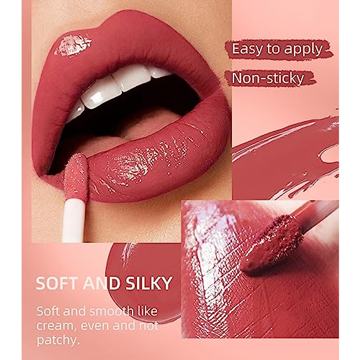 MAEPEOR All In One Lip Kit 3 In 1 Smooth Lipliner Lipgloss and Lipstick Set with Matte Velvet Liquid Lipstick Hydrating Moisturizing Lip Gloss and Creamy Lip Liner (Kit 12, Black Magic)