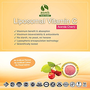 BIONUTRICIA EXTRACT Liposomal Vitamin C Dietary Supplement (2 Acerola + 1 Original Set)