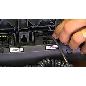 iMBAPrice (Pack of 2 Black Coiled Telephone Phone Handset Cable Cord, Coiled Length 3 to 12 feet Uncoiled (Value Pack)