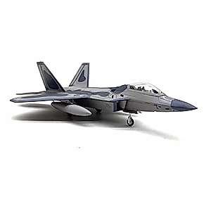 Classic Fighter Model 1:100 USA F-22 Raptor Fighter Attack Diecast Airplanes Military Display Model Aircraft for Collection