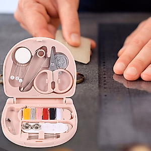 VILLCASE Mini Sewing Project Kit 1 Set Family Mini Sewing Thread Accessories Traveler DIY Organizer DIY Sewing Supplies Organizer