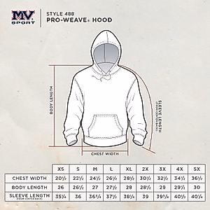MV Sport Cool Fleece Hoodies for Men (Drawstring Hoodie Mens Sweatshirt) Mens Hoodies Pullover (Black, X-Large)