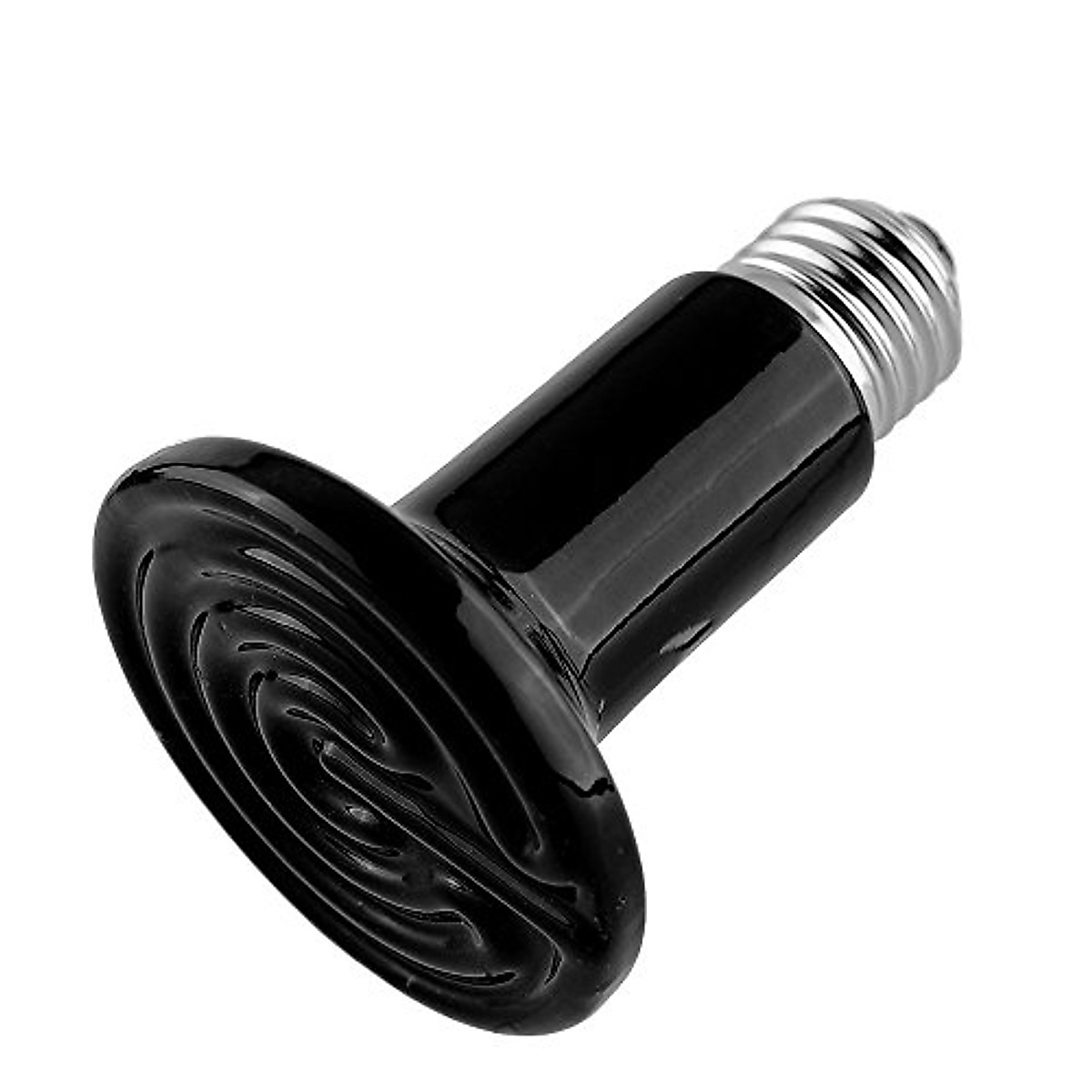 Kangkang@ 200W 220V 70mm Ceramic Infrared Emitter Heated Lamp Heating Light Bulb Black for Pet Snake Lizard Brooder Breeding Pet Coop Black