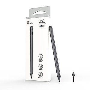 Penoval USI Stylus Pen for Some Chromebook Model with Tail Eraser, 4096 Levels Pressure for Lenovo chromebook Duet, Acer Chromebook Spin 713,HP Chromebook x2 11, Spare Tip