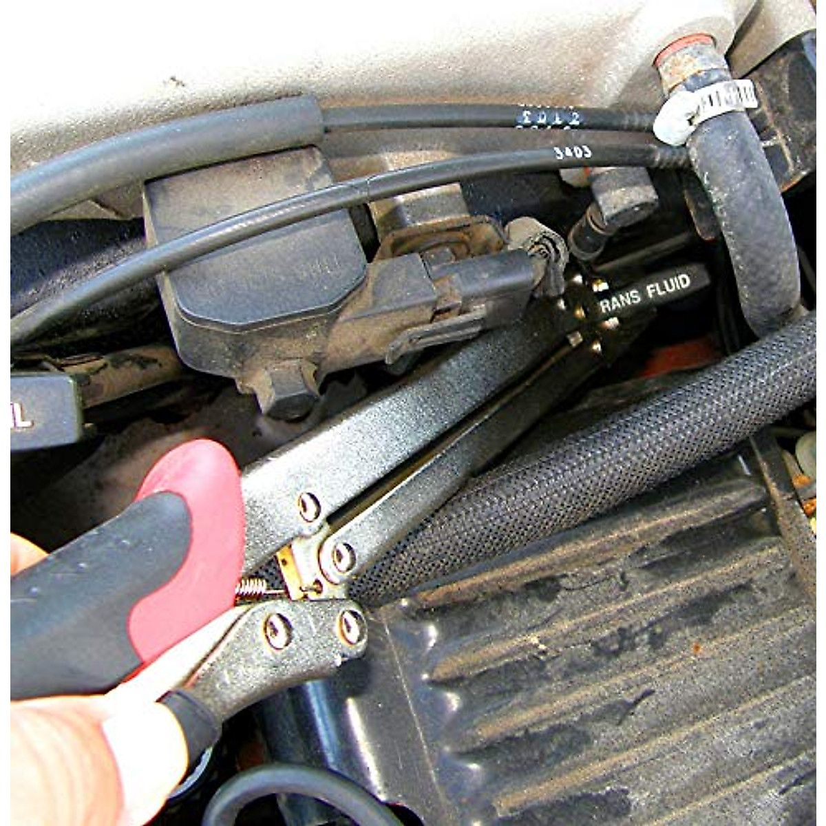 Triplett TT-200 LongLockers 15-inch Extended Reach Locking Pliers with Non-Slip Handles, Red, Silver, Black