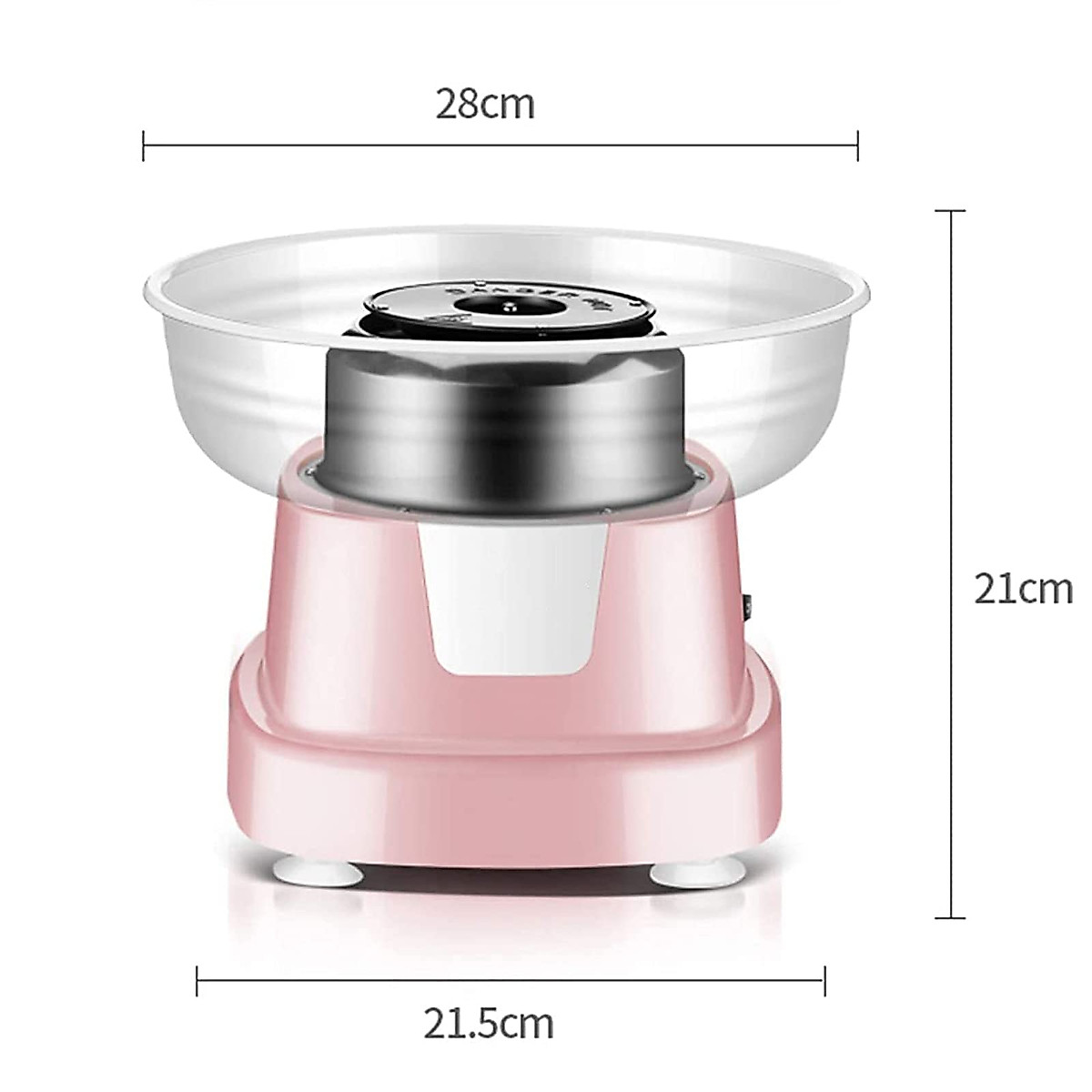 WLL-DP Mini Cotton Candy Machine, Portable Household Candy Floss Maker, for Birthday Festival Family Party Homemade Sweets Chic Gift