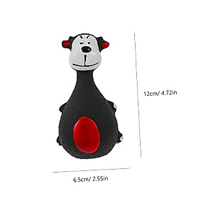 SUPVOX Pet Latex Toys Puppy Toys Small Dogs Cat Chew Toys Latex Squeaky Dog Toys Dental Chew Toy Dog Pacifier Toys Pet Toys Small Pacifier Dog Toys Emulsion Plush Toy Cartoon Dog