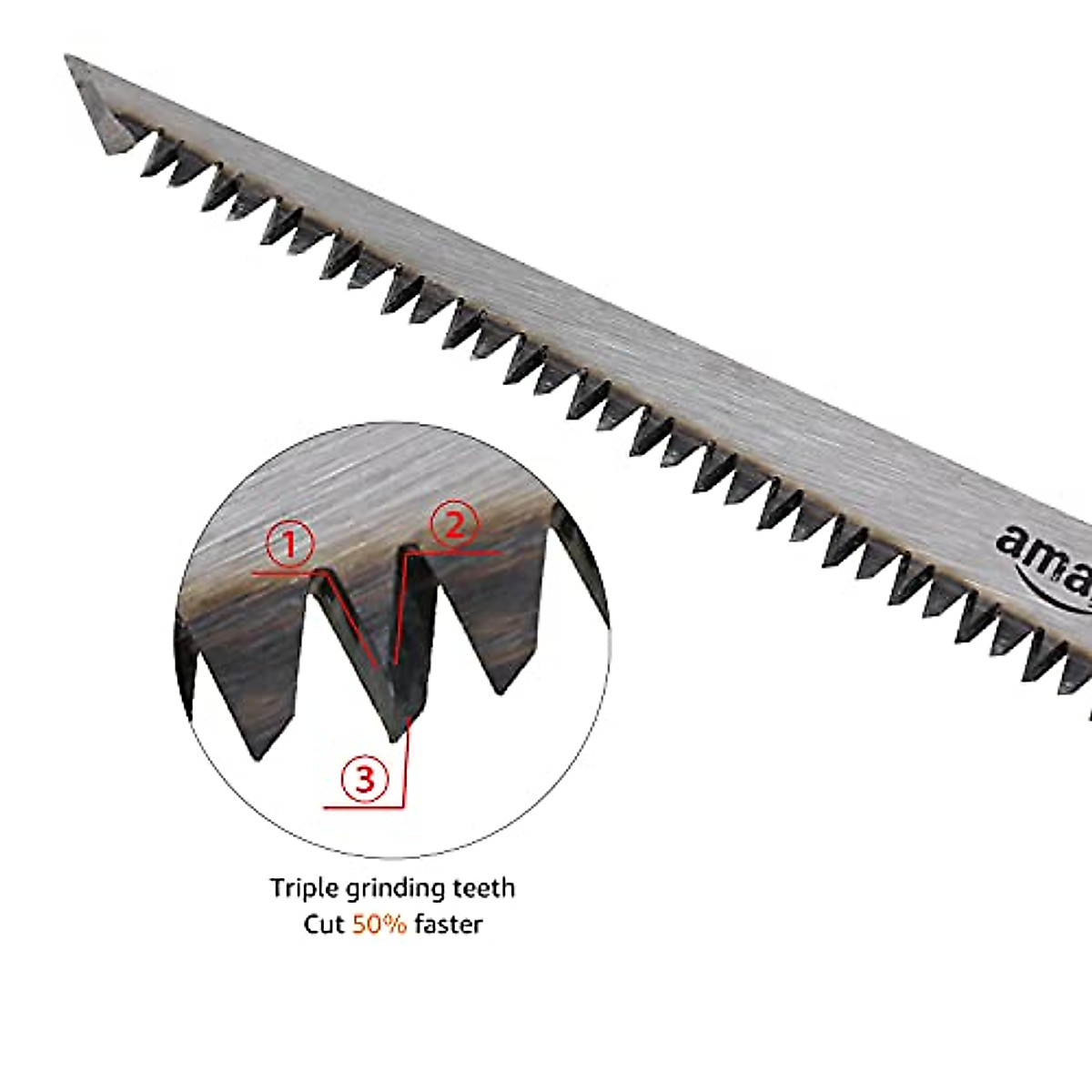 Amazon Basics Heavy Duty Drywall Wallboard Saw - 7-TPI (12-Inch)