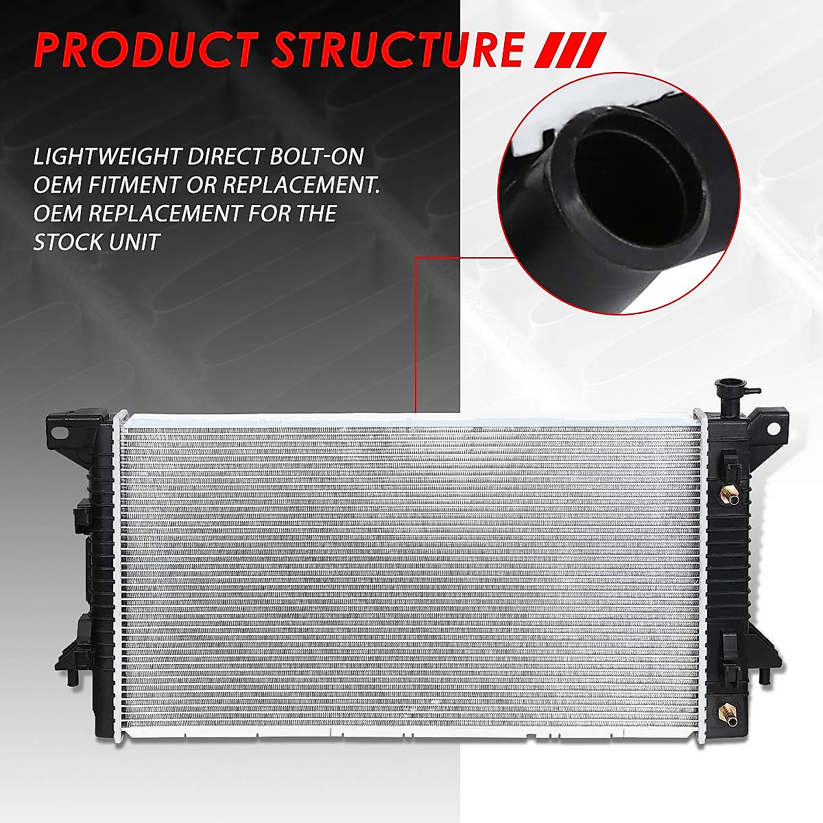 DPI 13099 Factory Style 1-Row Cooling Radiator Compatible with Ford F-150 Expedition Lincoln Navigator 4.6L 5.4L 6.2L AT 2009-2014, Aluminum Core