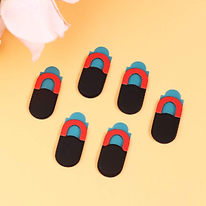 Uonlytech Computer Camera Black Stickers 6PCS Phone Webcam Cover Web Camera Cover for Laptop Computer Tablet Phone Privacy Sticker(Black) Computer Tablets Computadoras Laptop