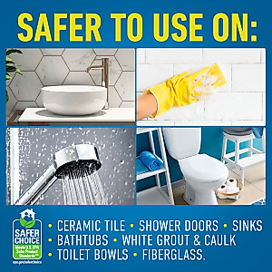 CLR Brilliant Bath Foaming Bathroom Cleaner Spray - For Use On Toilet, Bath, Shower, Sink, Glass, Stainless Steel - Fresh Scent, 26 Ounce Bottle (Pack Of 2)