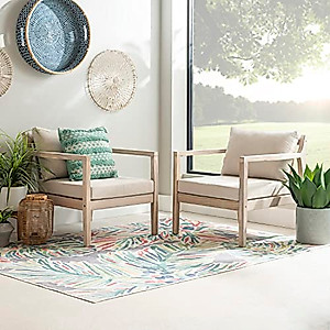 Linon Teagon BGE NAT Side Chair 2Pc