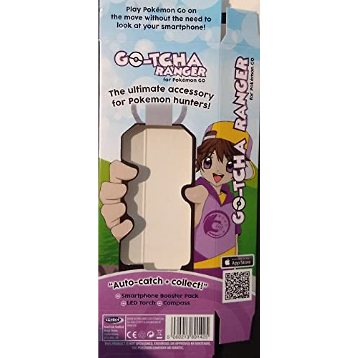 Gotcha Go-Tcha Ranger LED Touch Screen for Pocket Monster Go Plus Accessory for iPhone/Android - Pink