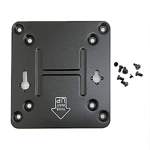 GinTai for Intel NUC Vesa Adapter Mount Bracket to Attach NUC Mini PC Computer to The Back of a Monitor Mounting Plate Not Skull or Hades(with 8pcs Screws) Intel NUC 4 5 6 7 8 10 11 General Purpose