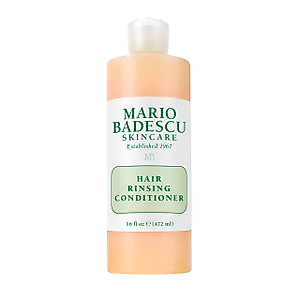 Mario Badescu Hair Rinsing Conditioner - Lightweight Hair Conditioner that Nourishes and Conditions With Castor Oil - Daily Hair Care for Smoother, Shinier Hair, 16 Fl Oz