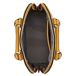 Zip-Around Classic Dome Satchel (Mustard)