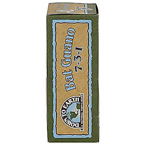Down to Earth Organic Bat Guano Fertilizer Mix 7-3-1, 4oz