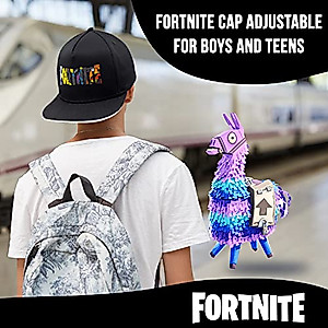 Fortnite Baseball Cap for Boys, Quality Made Boys Hat and Fitted Cap, Flatbrim Baseball Fortnite Hat with Sleek Design