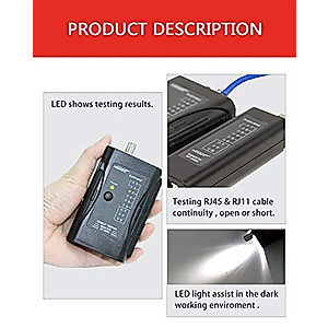 Noyafa NF-468N Network Cable Tester Rj45 Bnc