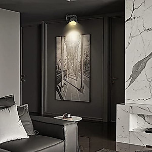 ELEGLO 9W LED Landscape Lighting,LED Landscape Spotlight Outdoor for Flag Pole Light,Plug in Landscape Lights Warm White for Garden Decorative Lamp 6FT Cord US 3 Prong (Base,Stake Included) 2Pack