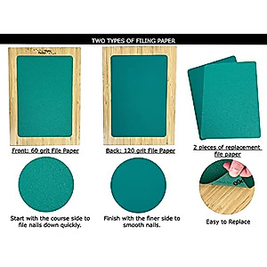 ZENLY PAWS Dog Scratch Board for Nails, Double Sided, File Paper Coarse and Fine Grit, Any Size Dog, Dog Nail File Board 16" x 12", Calming NailCare, Scratch Square for Dogs, Dog Scratch Pad For Nails