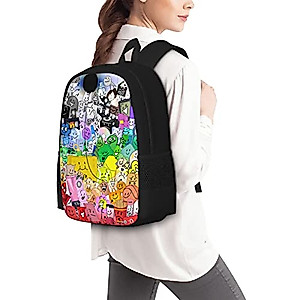 Casual Shoulder Bookbag, Battle for Bfdi Backpack Travel Bag Knapsack