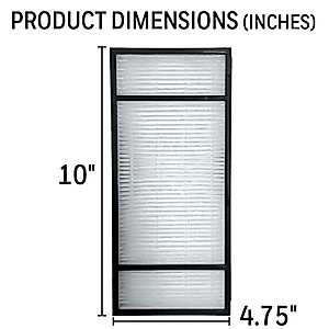 Honeywell HRF-H1 HEPA Air Purifier Filter H, 1-Pack – for HPA050/150, HPA060 & HPA160 Series – Airborne Allergen Air Filter Targets Wildfire/Smoke, Pollen, Pet Dander, and Dust