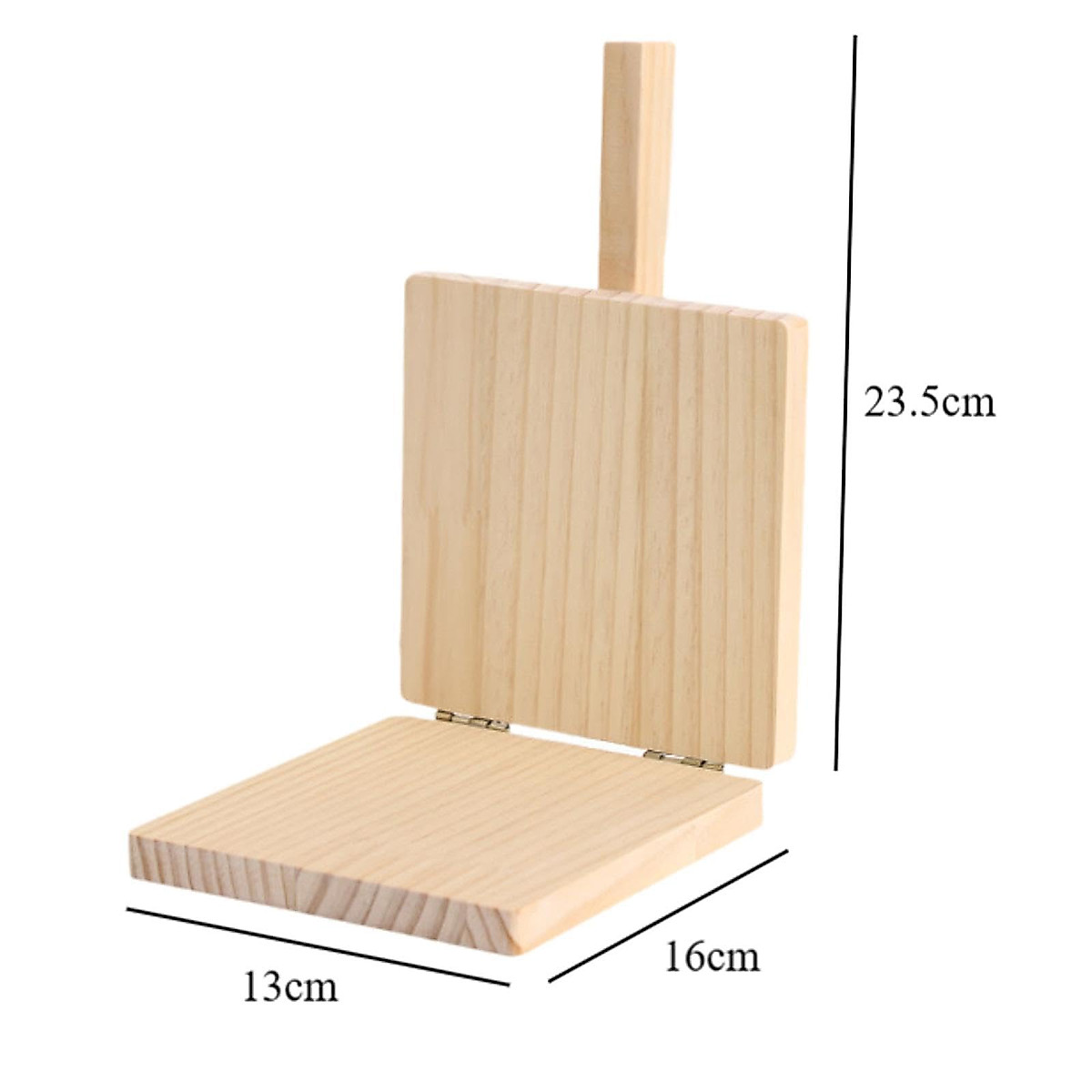 IEUDNS Dough Presser Dough Pressing Tool, Wooden Wooden Tortilla Press Maker, Manual Dumpling Wrapper Presser Kitchen Gadgets, Beige