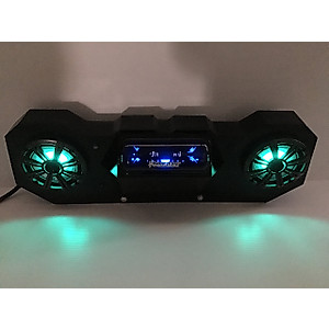 SD 4BBT2RGB -Polaris RZR Stereo System BT UTV Side by Side (2-6.5" Marine Speakers)