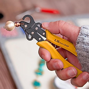The Beadsmith 1-Step Looper Pliers, 2.25mm, 24-18g Craft Wire, Instantly Create Consistent Loops for Rosaries, Earrings, Bracelets, Necklaces and Wire Jewelry in One Step