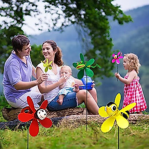 Garden Pinwheels Whirligigs Wind Spinner Windmill Toys for Kids Yard Decor Lawn Decorations Hummingbird Decorative Garden Stakes Outdoor Whirlygig Windmills Gardening Art Whimsical Baby Gifts