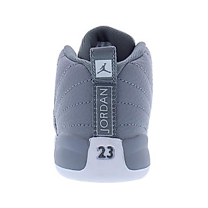 Jordan Baby Boy's 12 Retro (Infant/Toddler) Stealth/White/Cool Grey 10 Toddler M